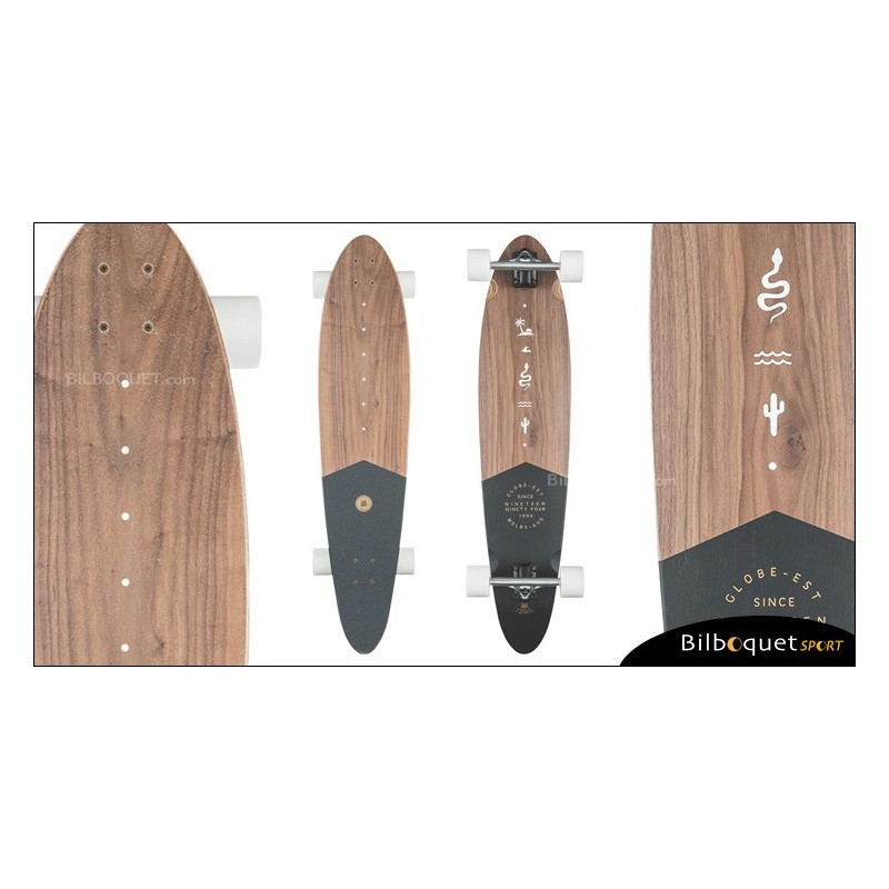 Longboard Pinner Classic Globe 40pouces - Walnut