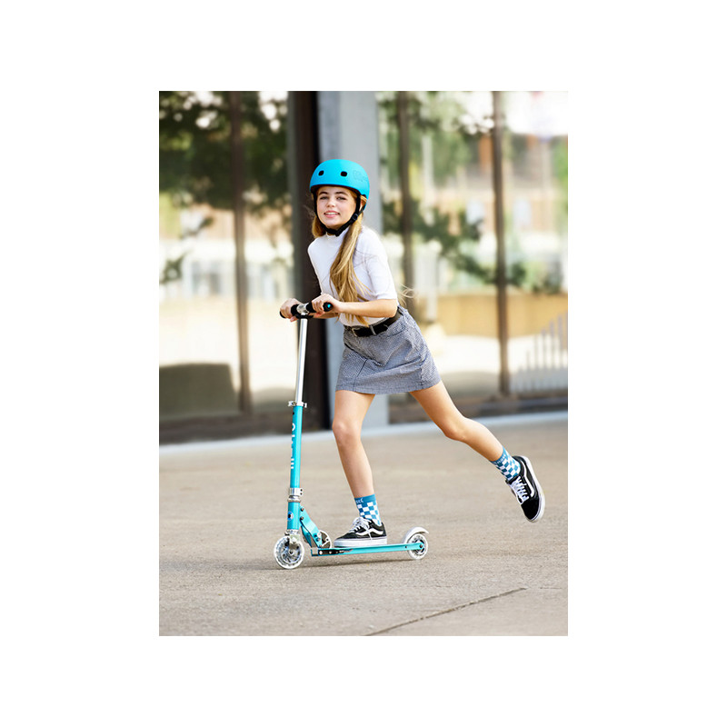 Scooter Micro Sprite Ocean Blue - LED Wheels