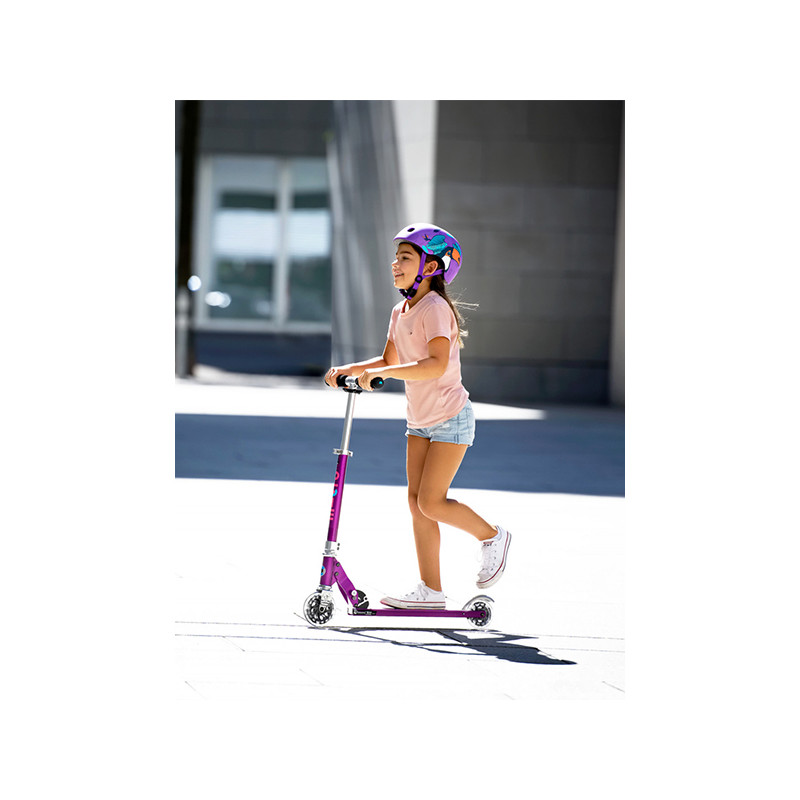 Micro Sprite Violette - LED Wheels - Scooter 5-12 years