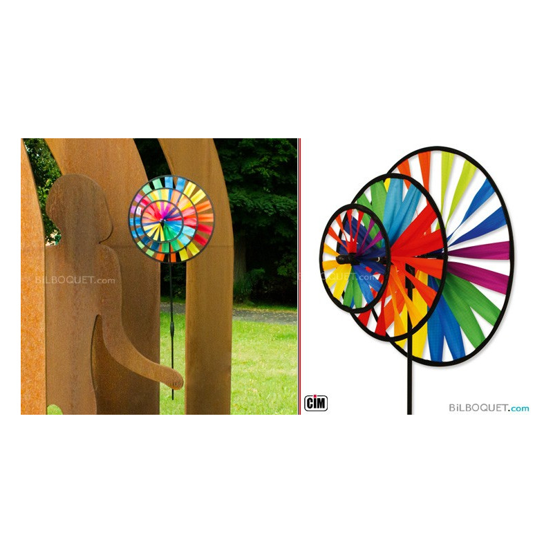 Magic Wheel Triple Decorative Garden Spinner