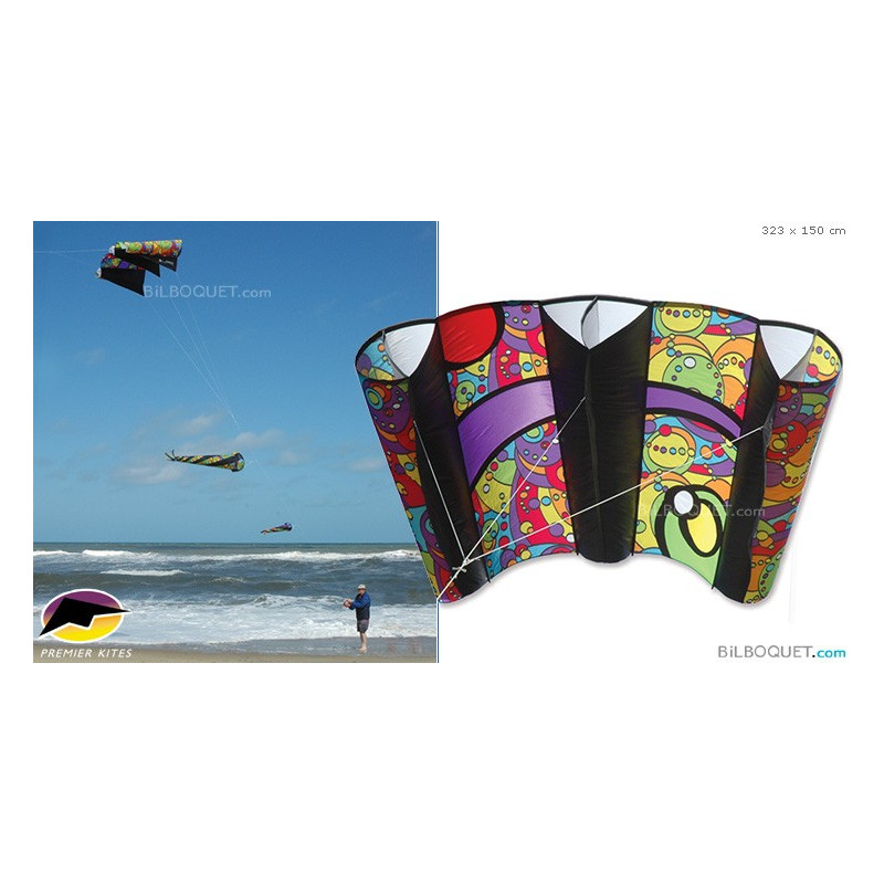 Jumbo Power Sled 36 Rainbow Orbit 323x150cm