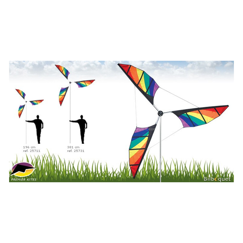 Rainbow Giant Spinner 198cm - Wind Generator